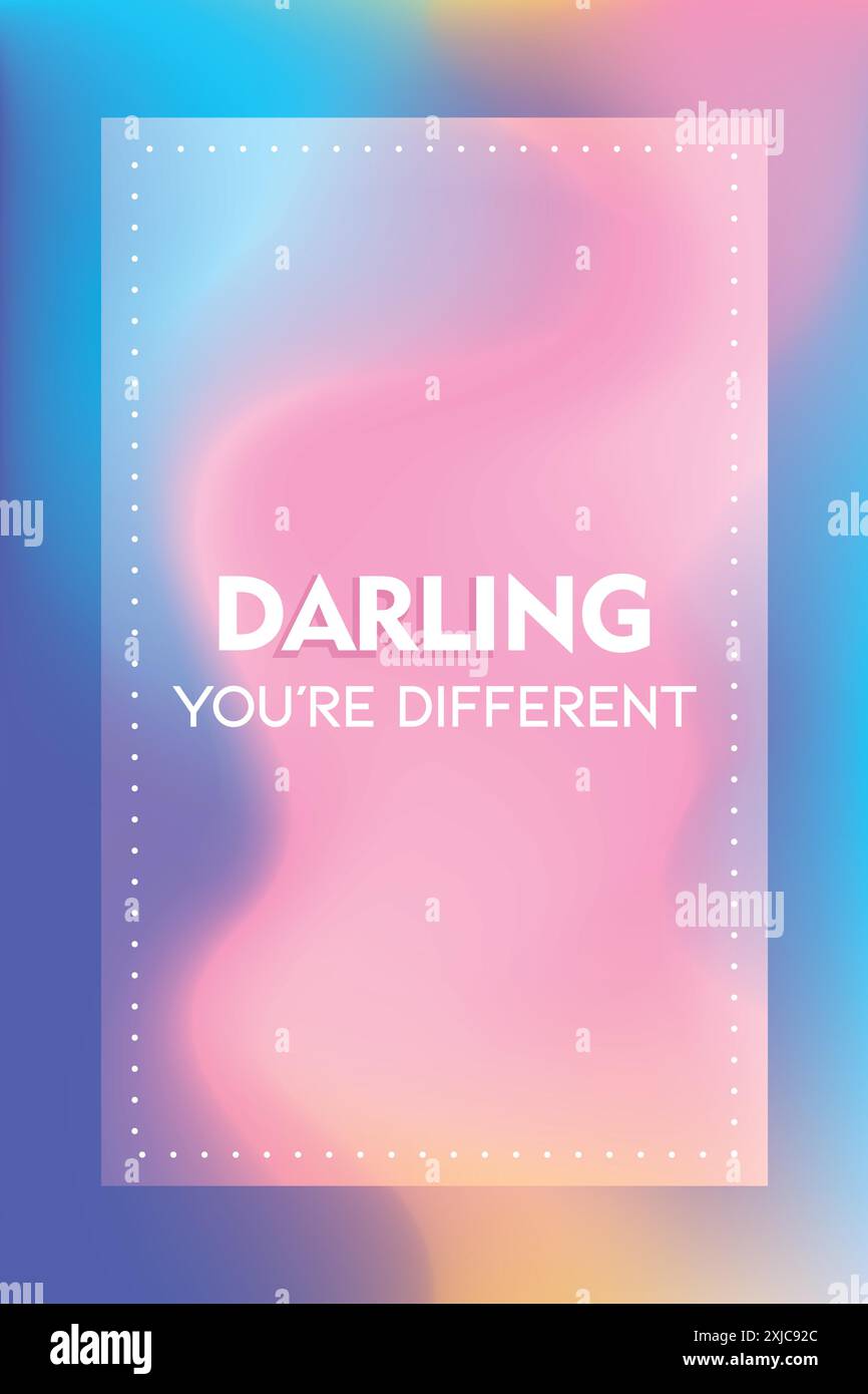 Motivational card Gradients background Vector illustration Stock Vector ...