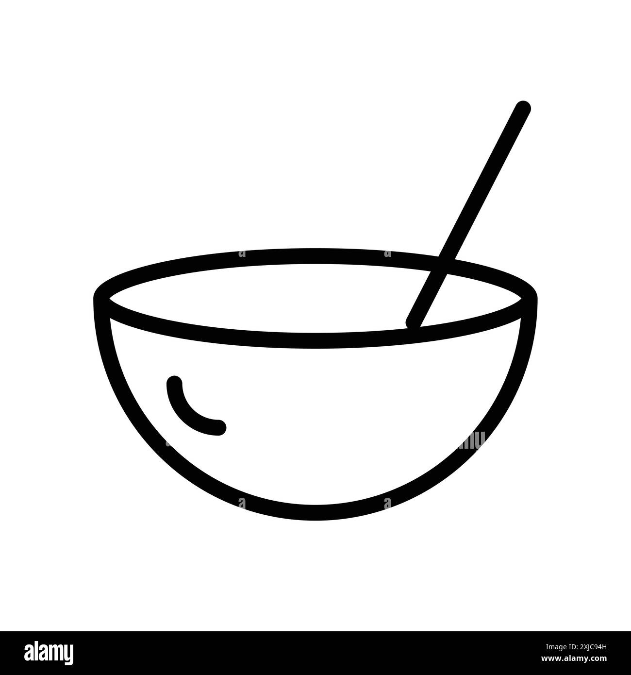 Ceramic plate icon outline Black and White Stock Photos & Images - Alamy