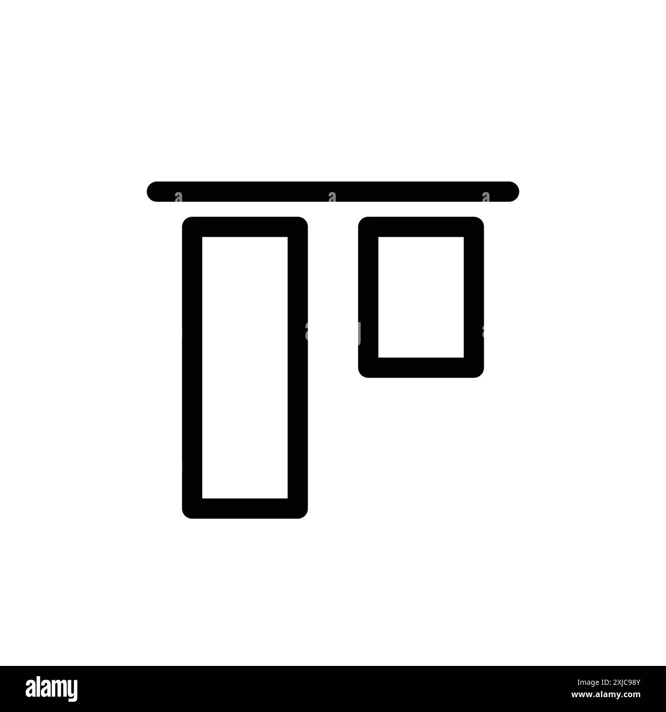 Alignment tool icon hi-res stock photography and images - Alamy