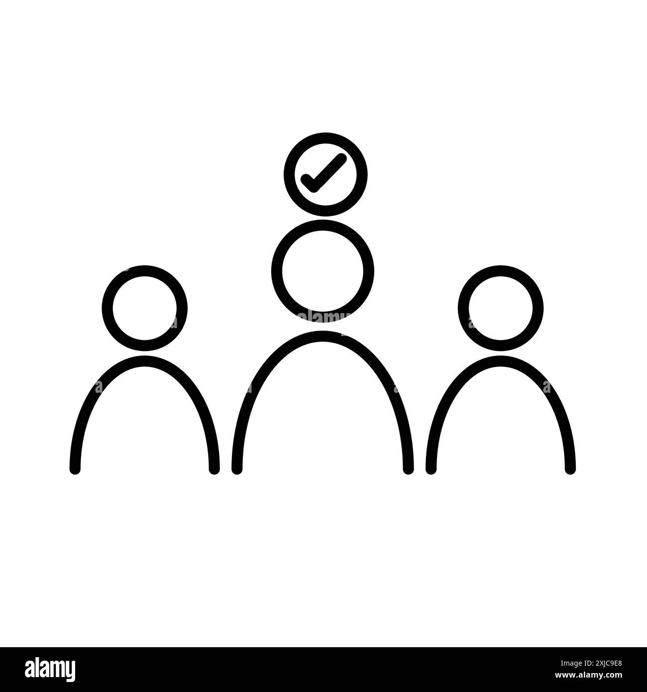 Find candidate icon in Black and White Stock Photos & Images - Alamy