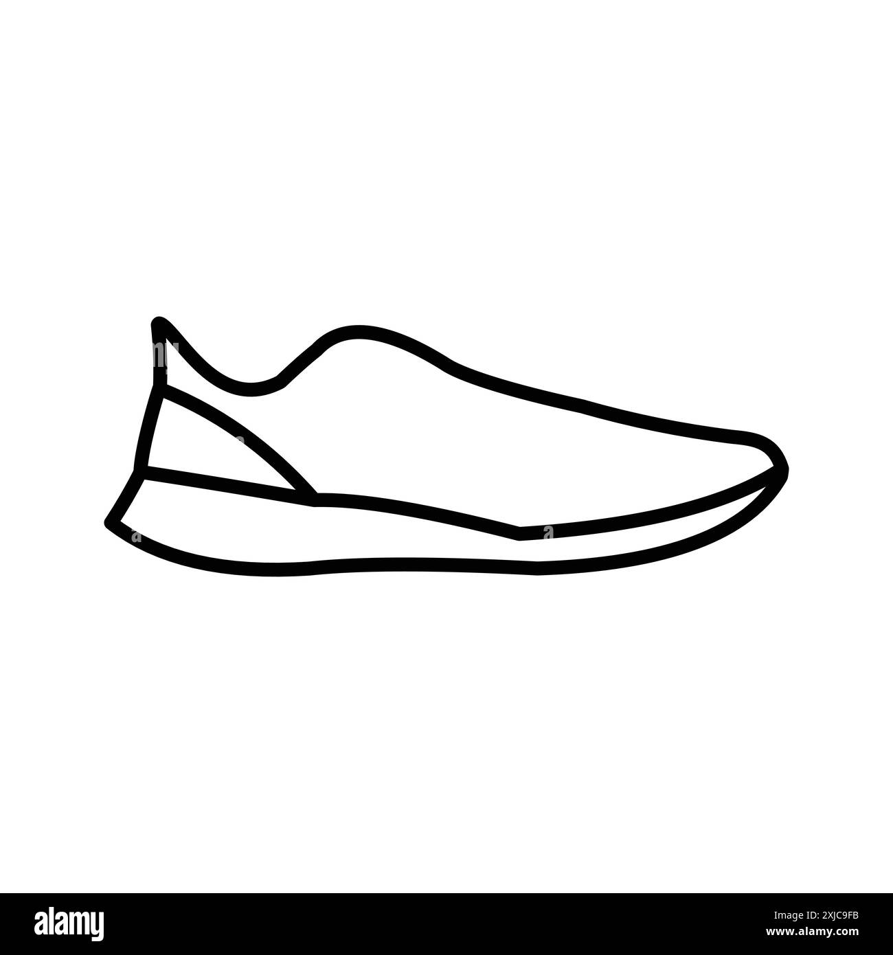 Men Shoes Icon Flat Set In Black And White Color Outline Vector Stock Vector Image And Art Alamy
