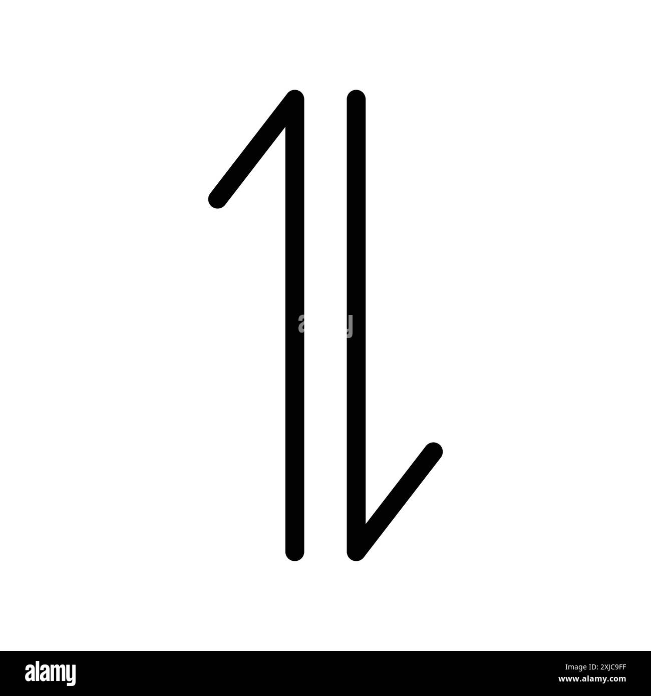 swap Icon Flat set in black and white color outline vector Stock Vector ...