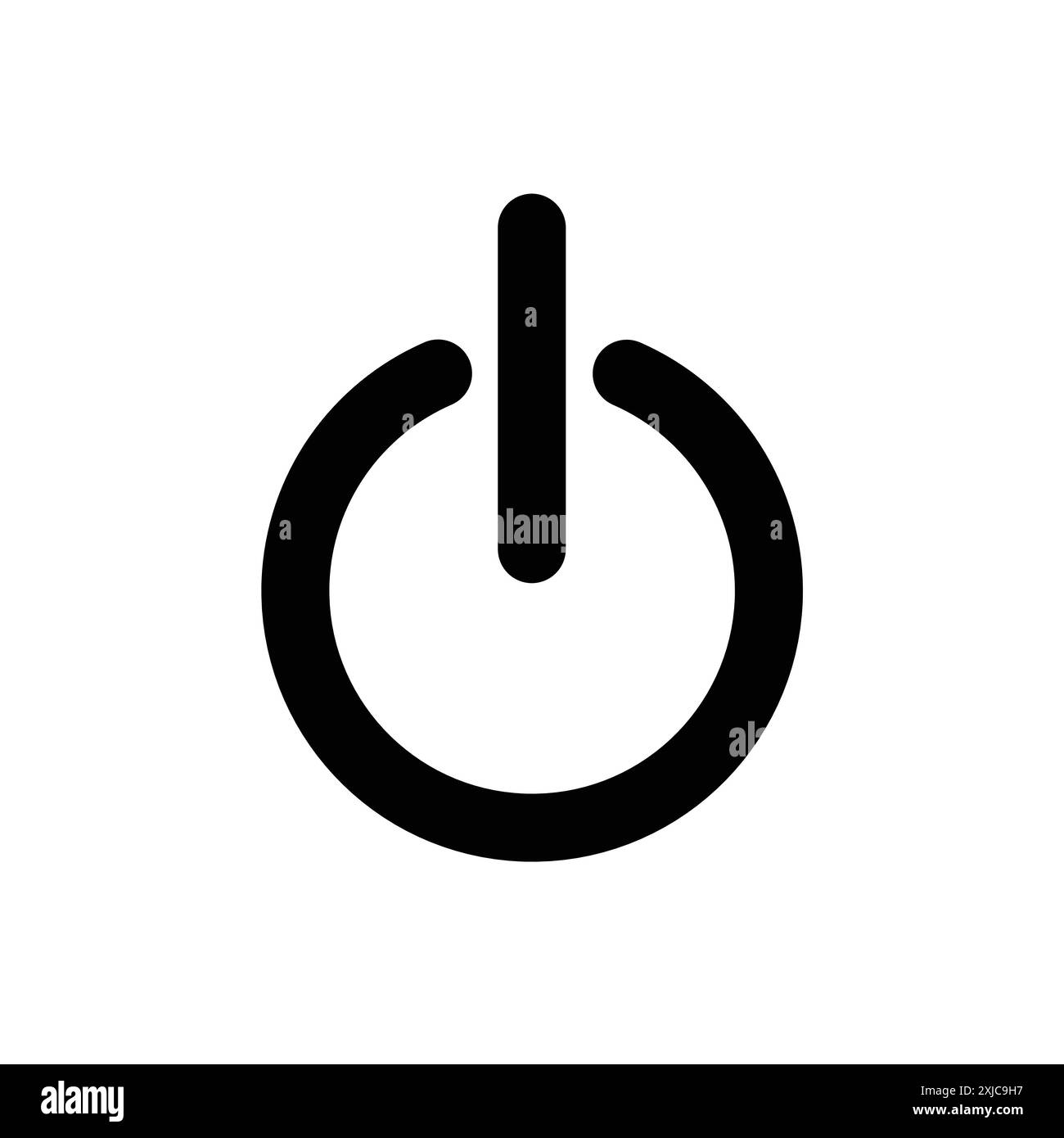 Black line electric light switch Black and White Stock Photos & Images ...