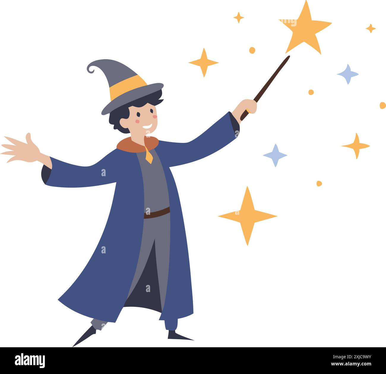 Cartoon wizard hi-res stock photography and images - Alamy