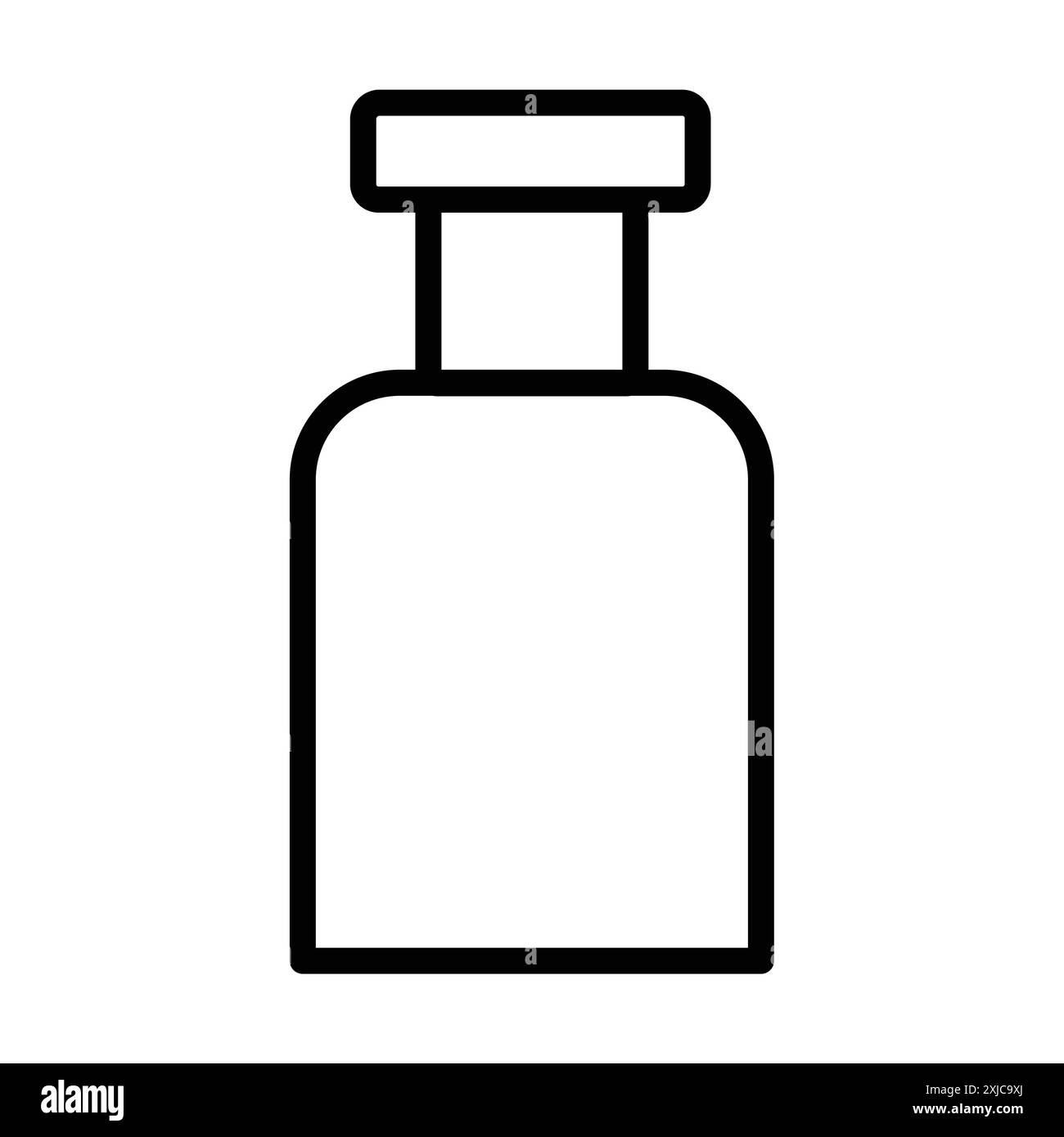 injection vial icon Flat set in black and white color outline vector ...