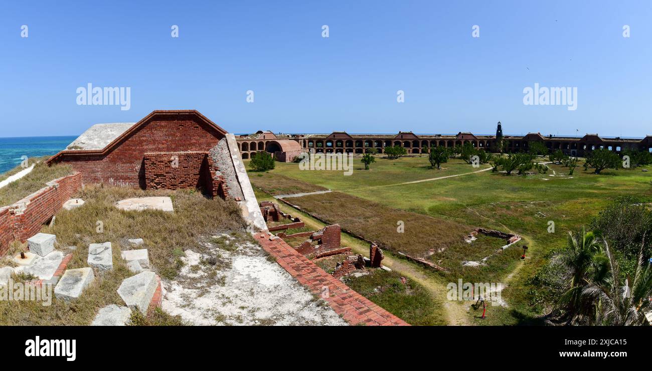 Fort Jefferson, Dry Tortugas, Florida Stock Photo - Alamy
