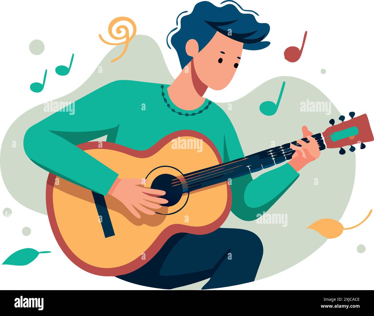 Man singing with passion Stock Vector Images - Alamy