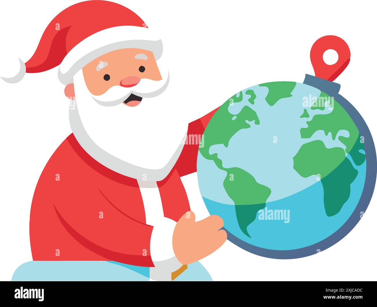 Map north pole snow hi-res stock photography and images - Alamy