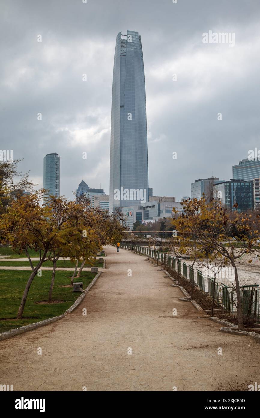 Costanera Center Skyscraper in Santiago de Chile Stock Photo - Alamy