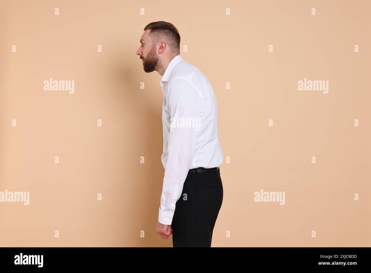 Perfect Male Posture Side Profile
