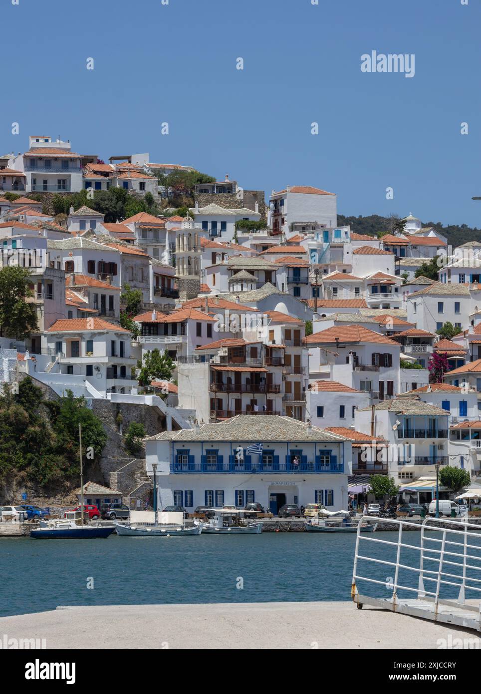 summer at sea on the Greek coast of Skopelos island Stock Photo - Alamy