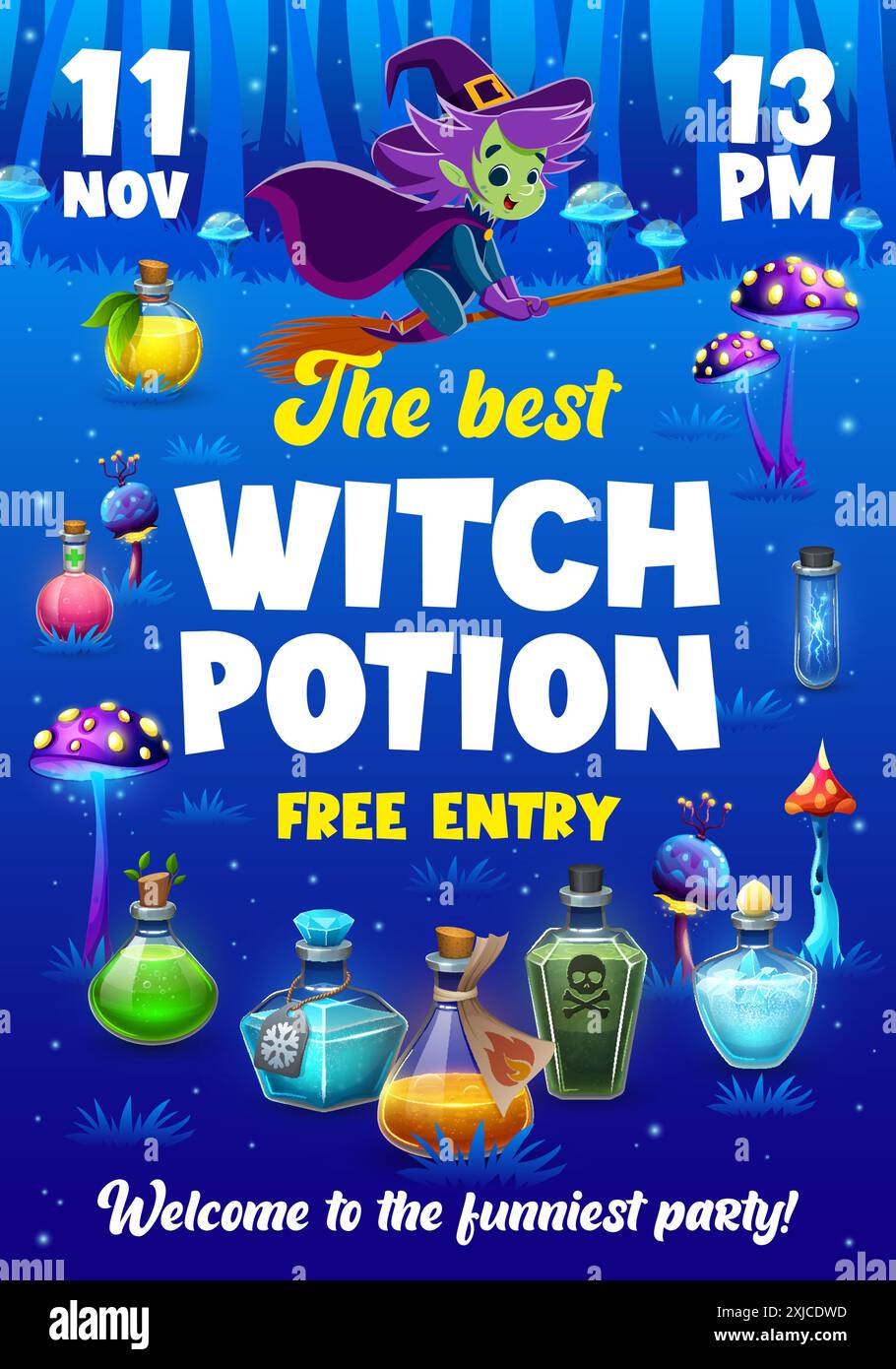 Enchanting halloween background Stock Vector Images - Alamy