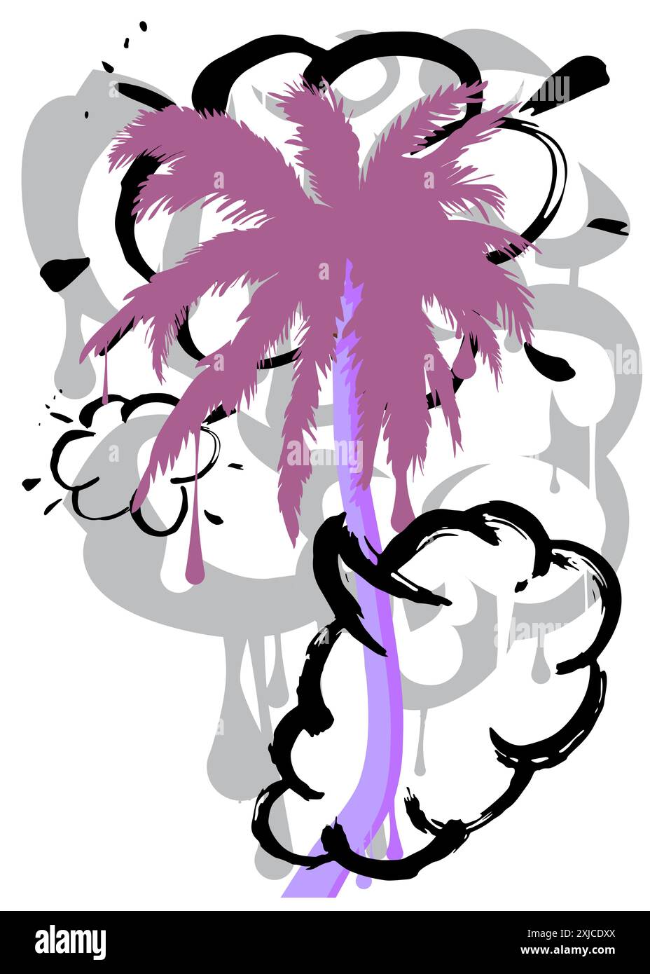 Plant graffiti Stock Vector Images - Alamy