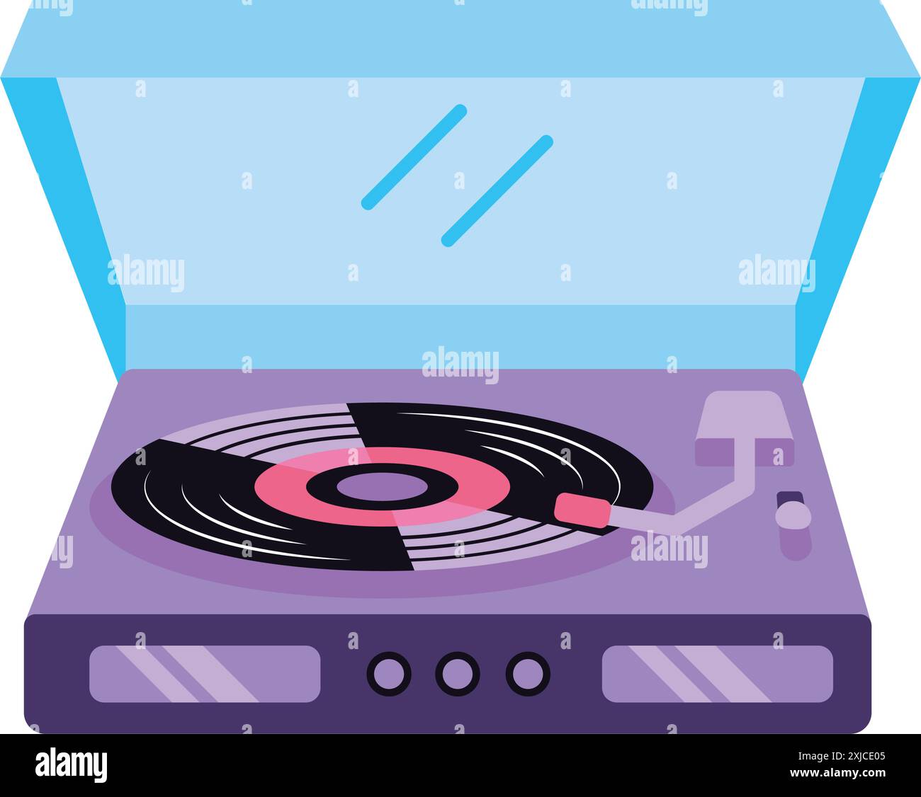 vinyl turntable record player Stock Vector Image & Art - Alamy