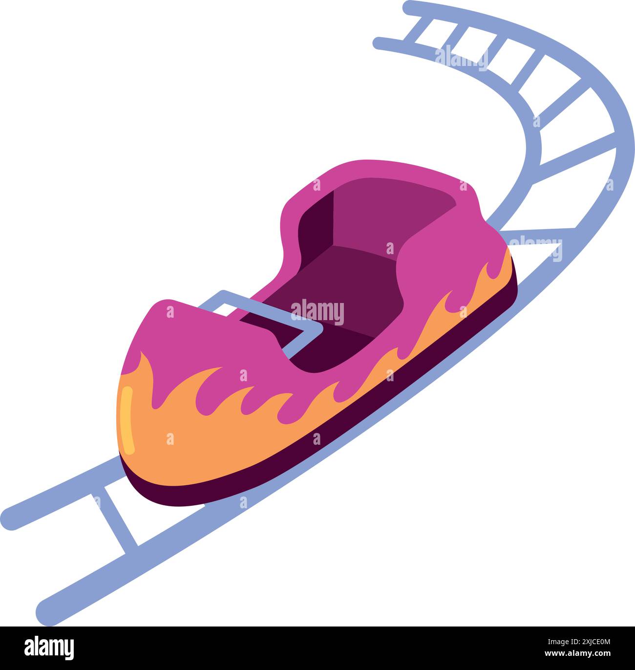 Roller Coaster Car Cut Out Stock Images And Pictures Alamy