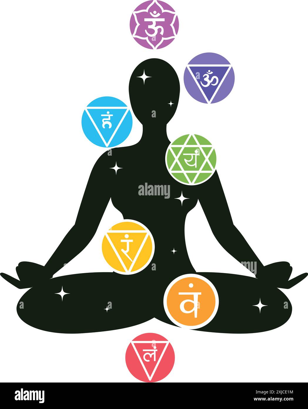 Reiki chakras Cut Out Stock Images & Pictures - Alamy