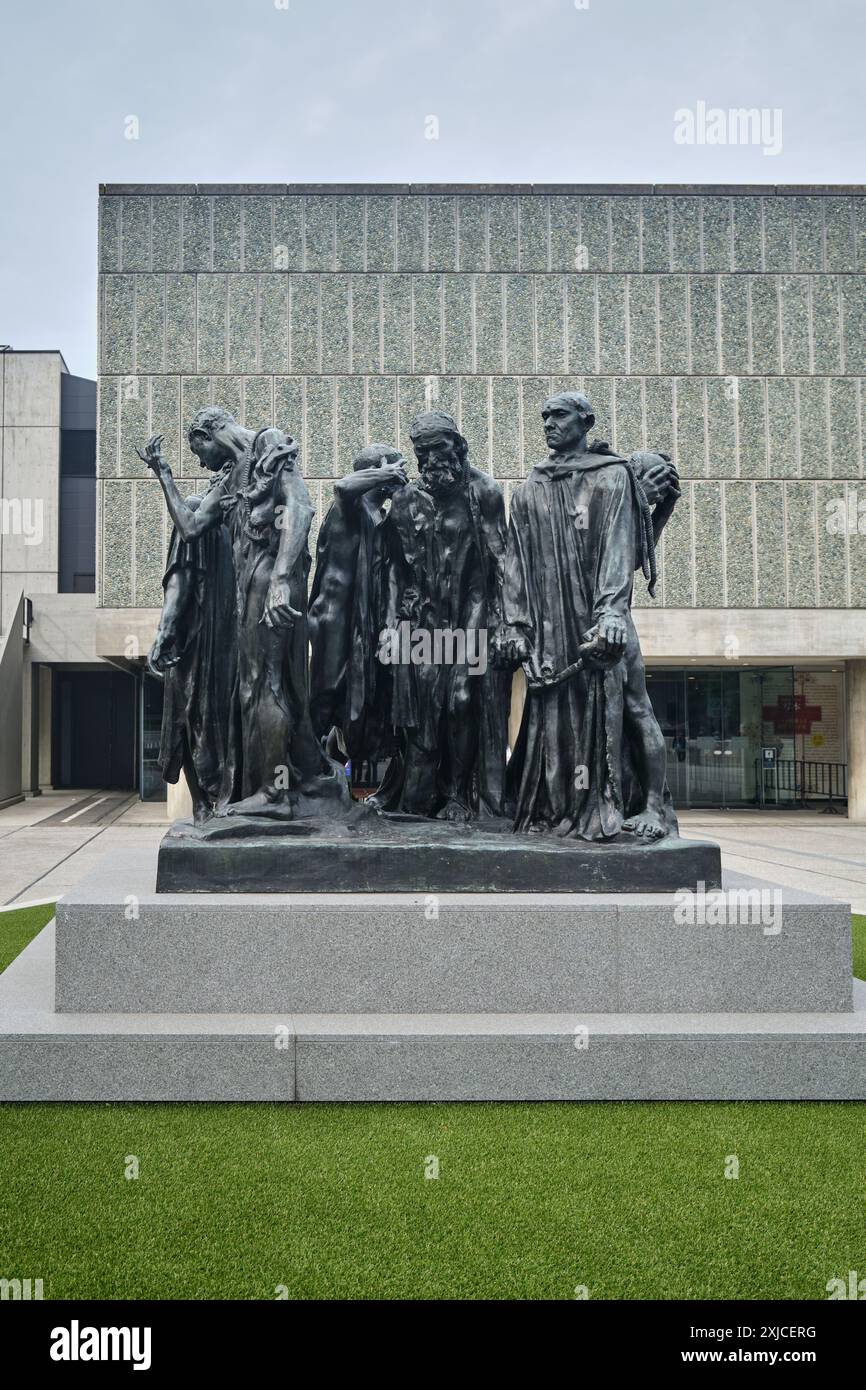 Rodin Sculpture outside theMuseum Of Western Art Ueno Park Tokyo Japan ...