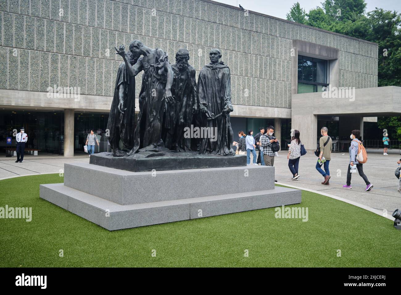 Rodin Sculpture outside theMuseum Of Western Art Ueno Park Tokyo Japan ...