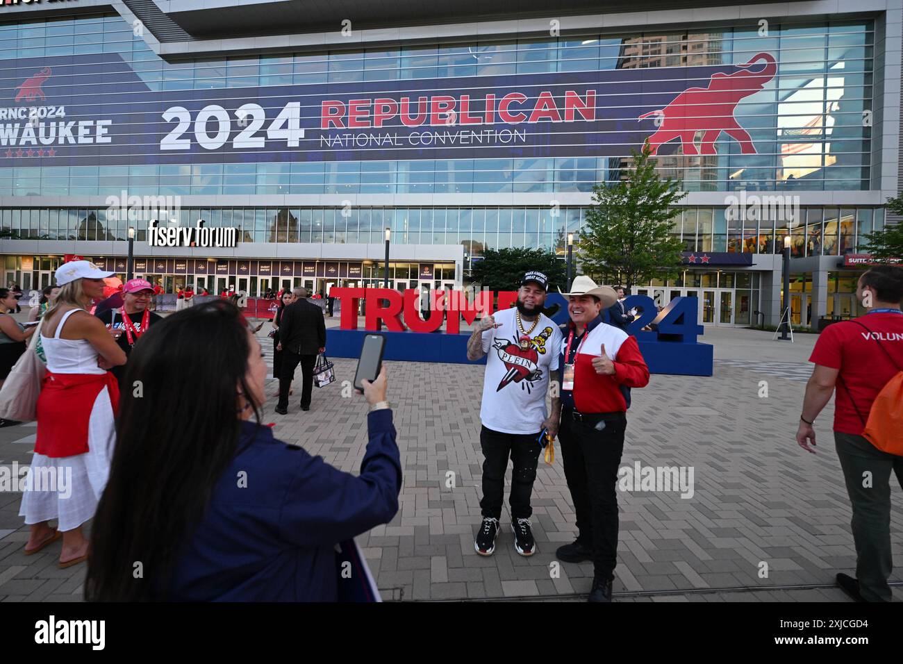 Milwaukee, United States. 17th July, 2024. Rapper Forgiato Blow poses ...