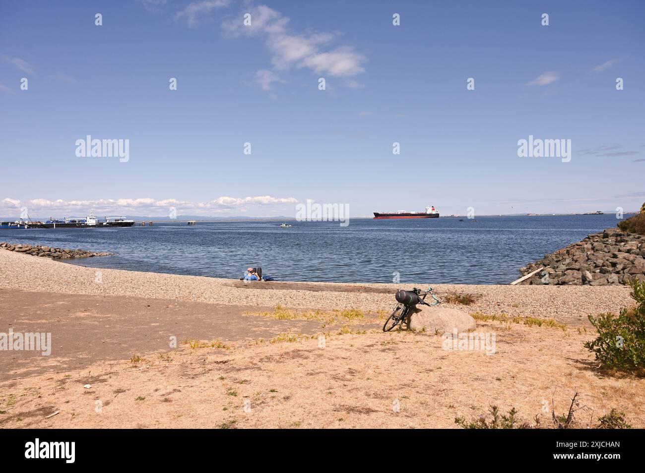 Harbor scene in Port Angeles, WA Stock Photo - Alamy