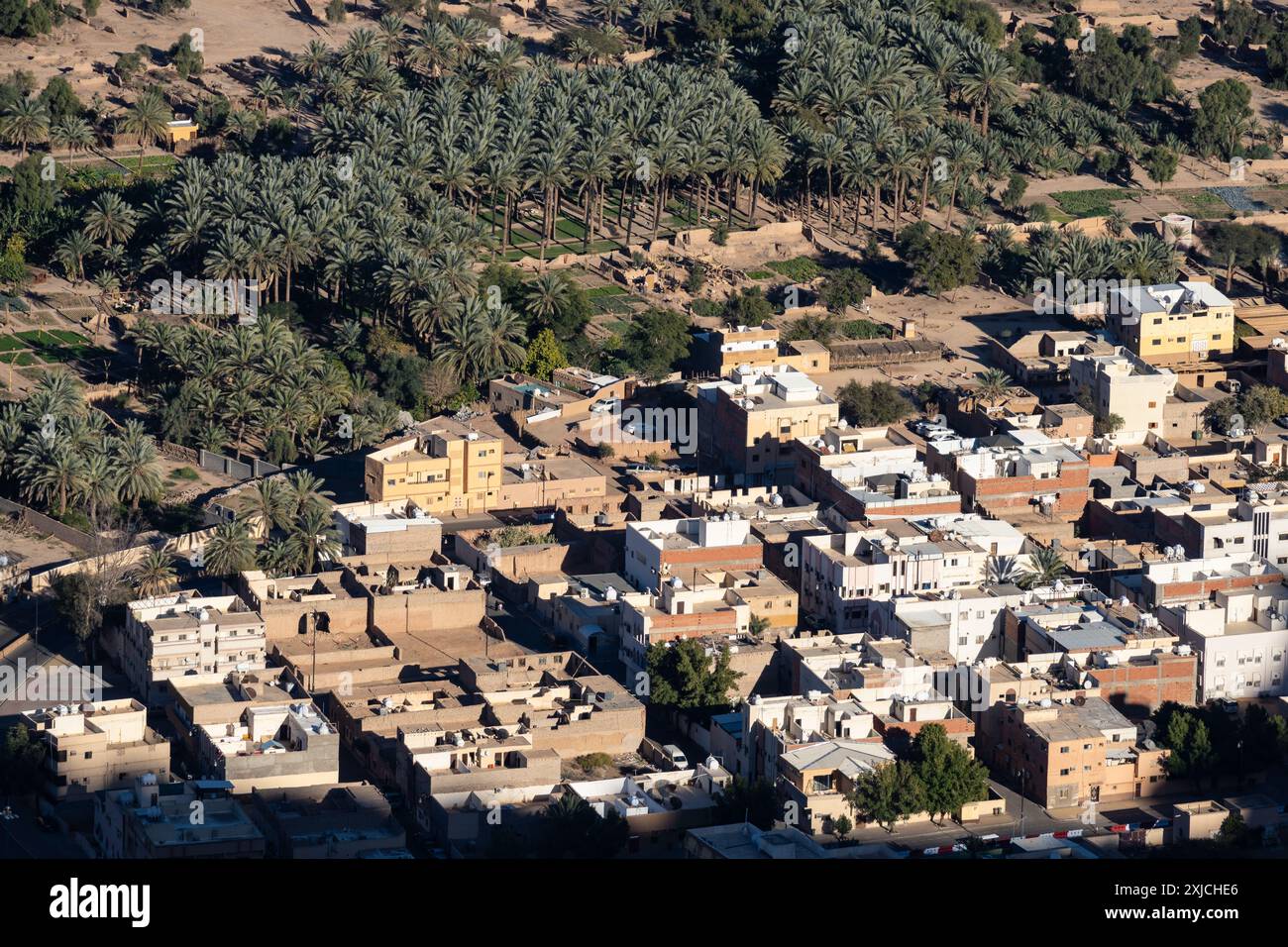 Al Ula, Saudi Arabia: Aerial view of the Al Ula old town famous for its ...