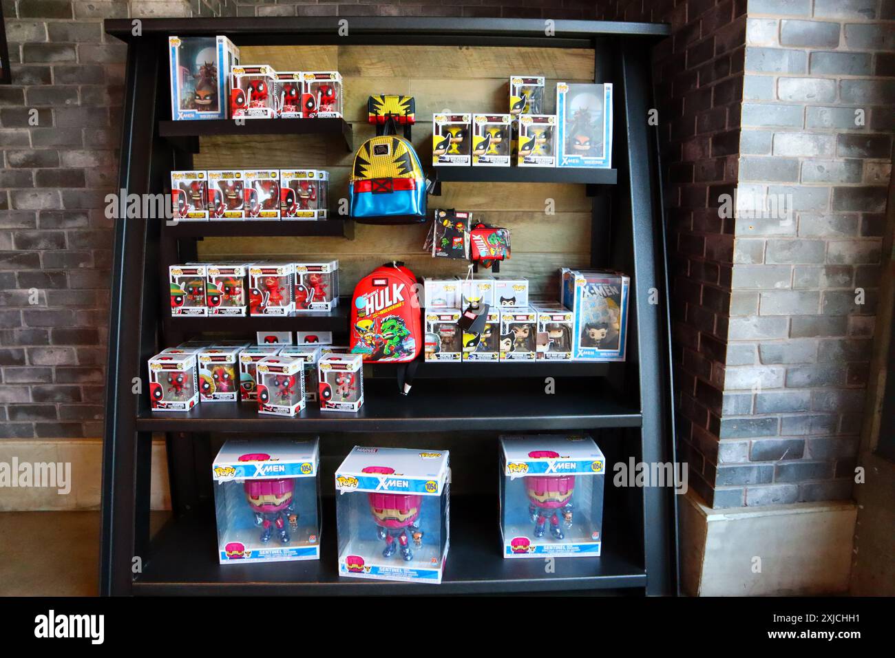 FUNKO POP Figurines on display at Funko Hollywood Store located at 6201 ...