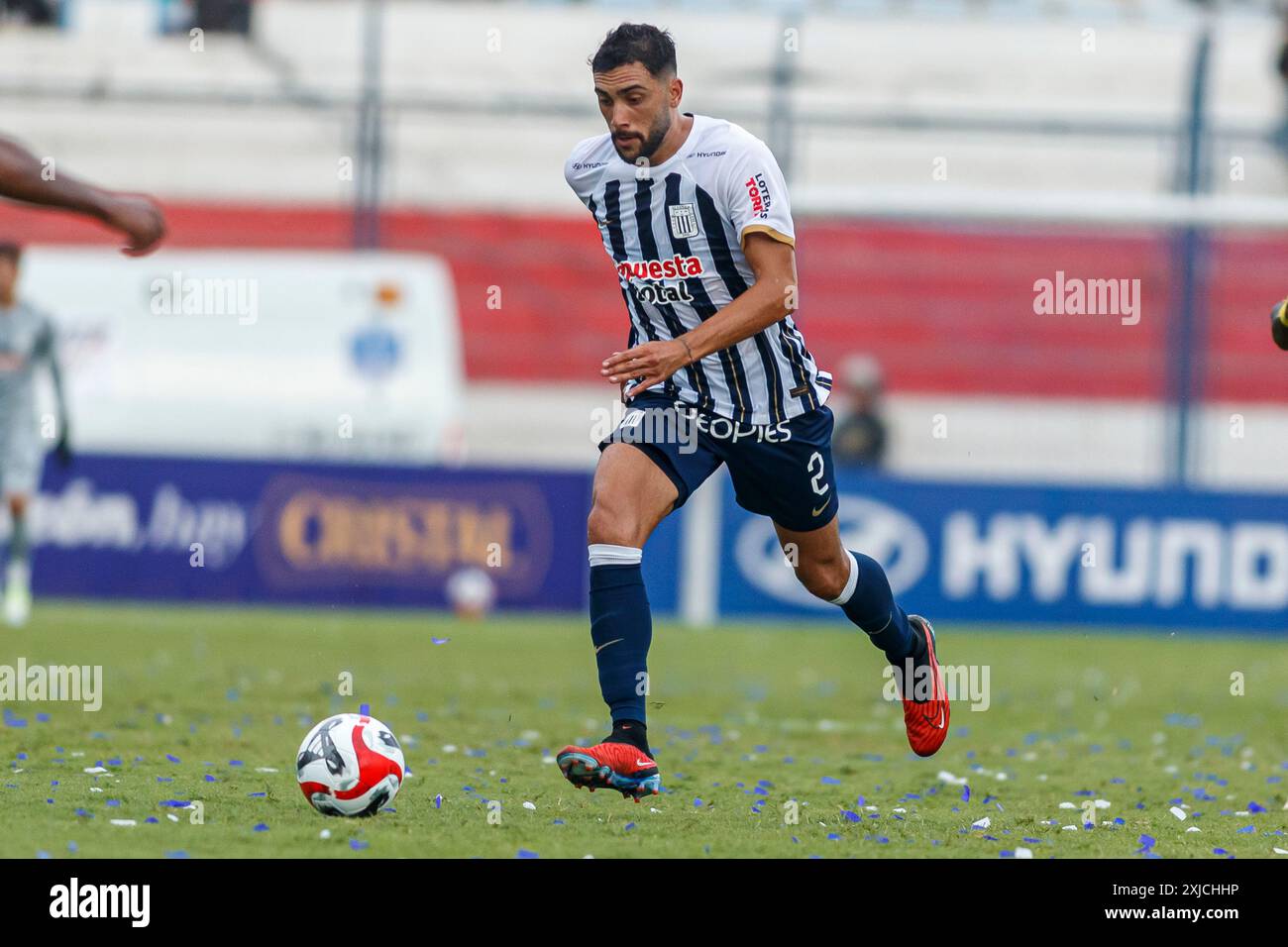 LIMA, PERU - FEBRUARY 25: Juan Pablo Freytes of Alianza Lima during ...