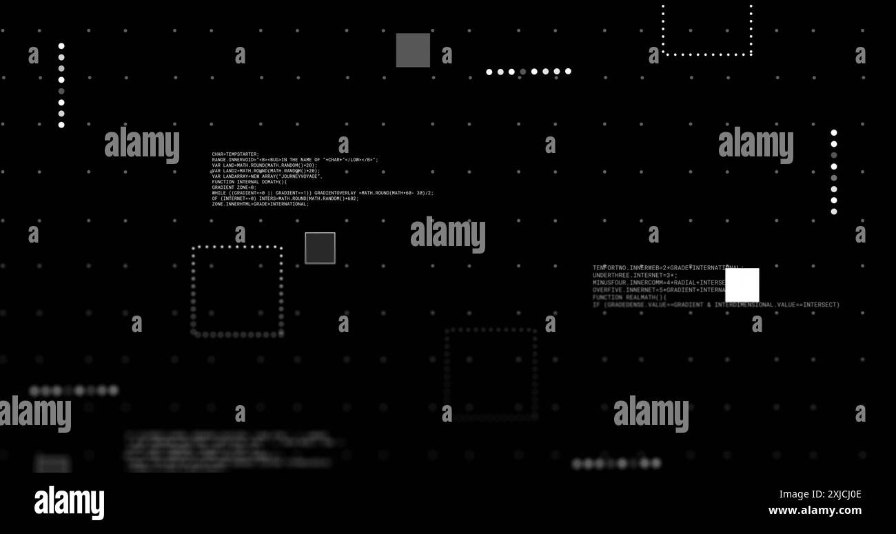 Image of data processing over black background. Global finance ...