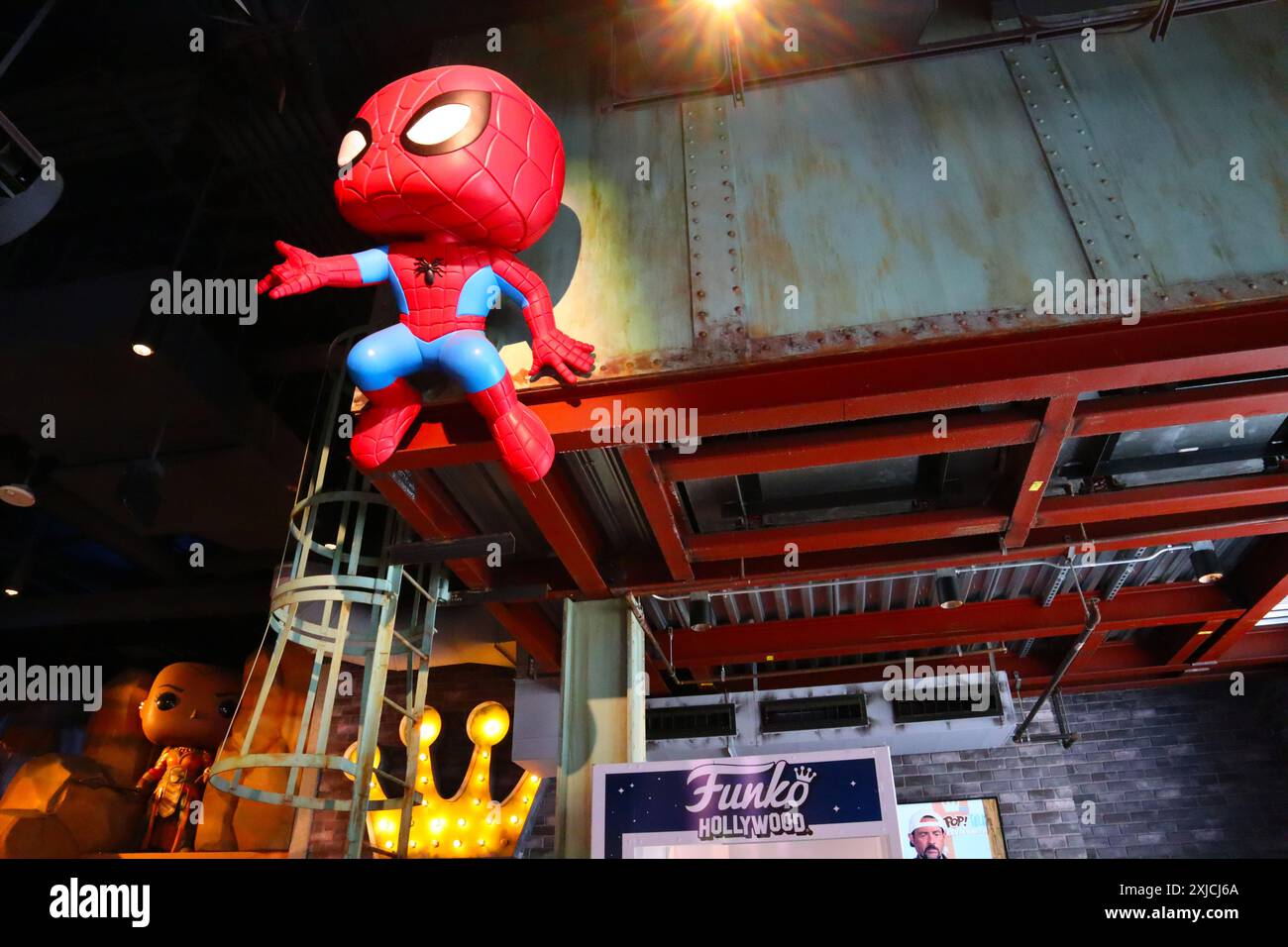 Interior view of FUNKO Hollywood Store at 6201 Hollywood Blvd. Funko is ...