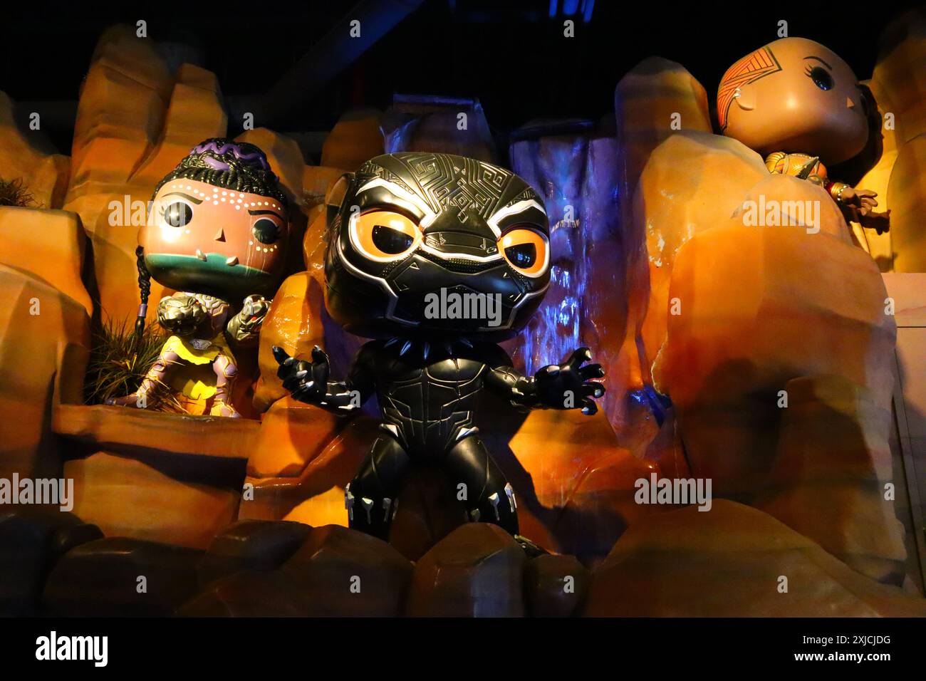 Interior view of FUNKO Hollywood Store at 6201 Hollywood Blvd. Funko is ...