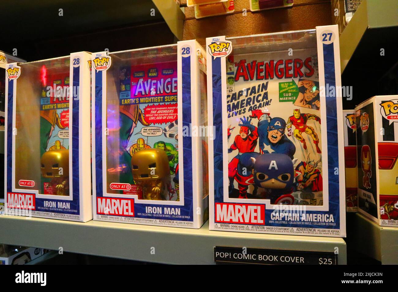 FUNKO POP Figurines on display at Funko Hollywood Store located at 6201 ...