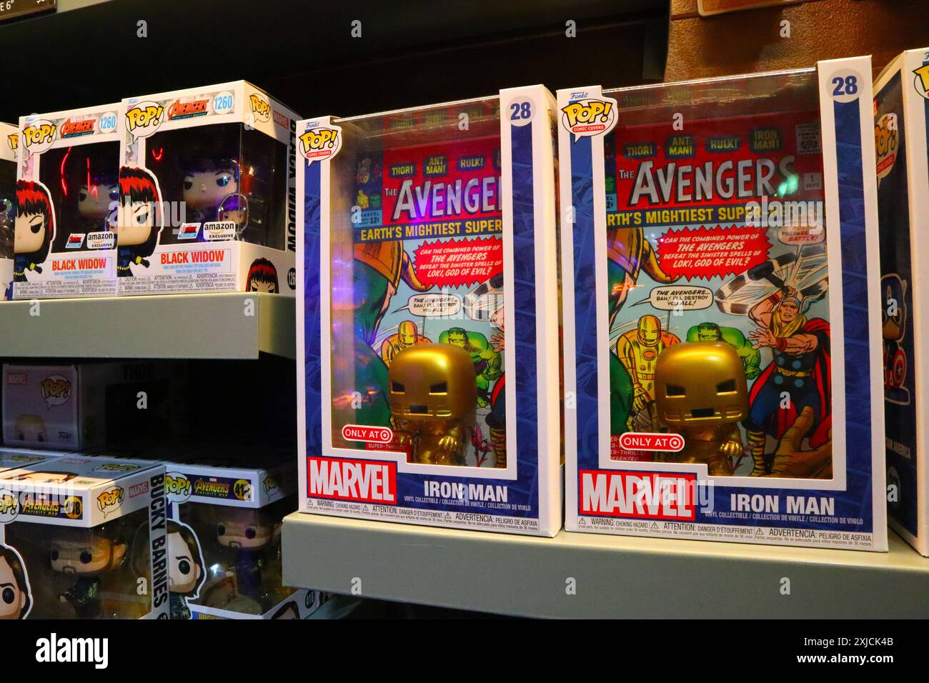 FUNKO POP Figurines on display at Funko Hollywood Store located at 6201 ...