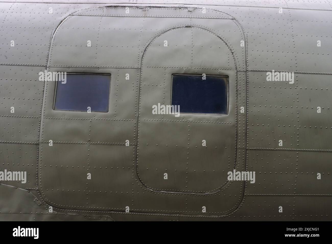 Airplane board with door and illuminator Stock Photo - Alamy