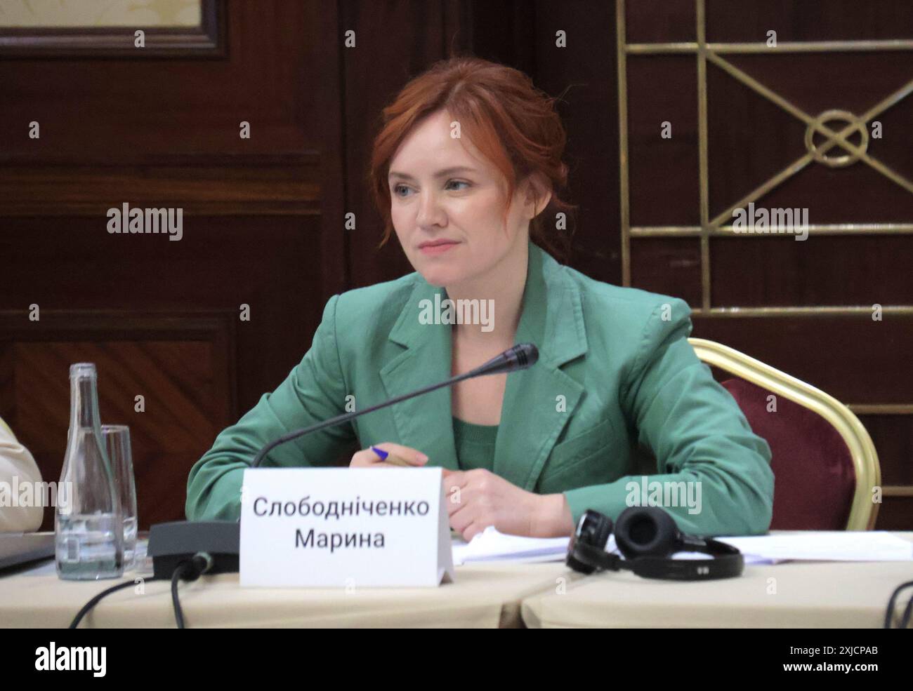 Non Exclusive: KYIV, UKRAINE - JULY 17, 2024 - Deputy Minister of ...