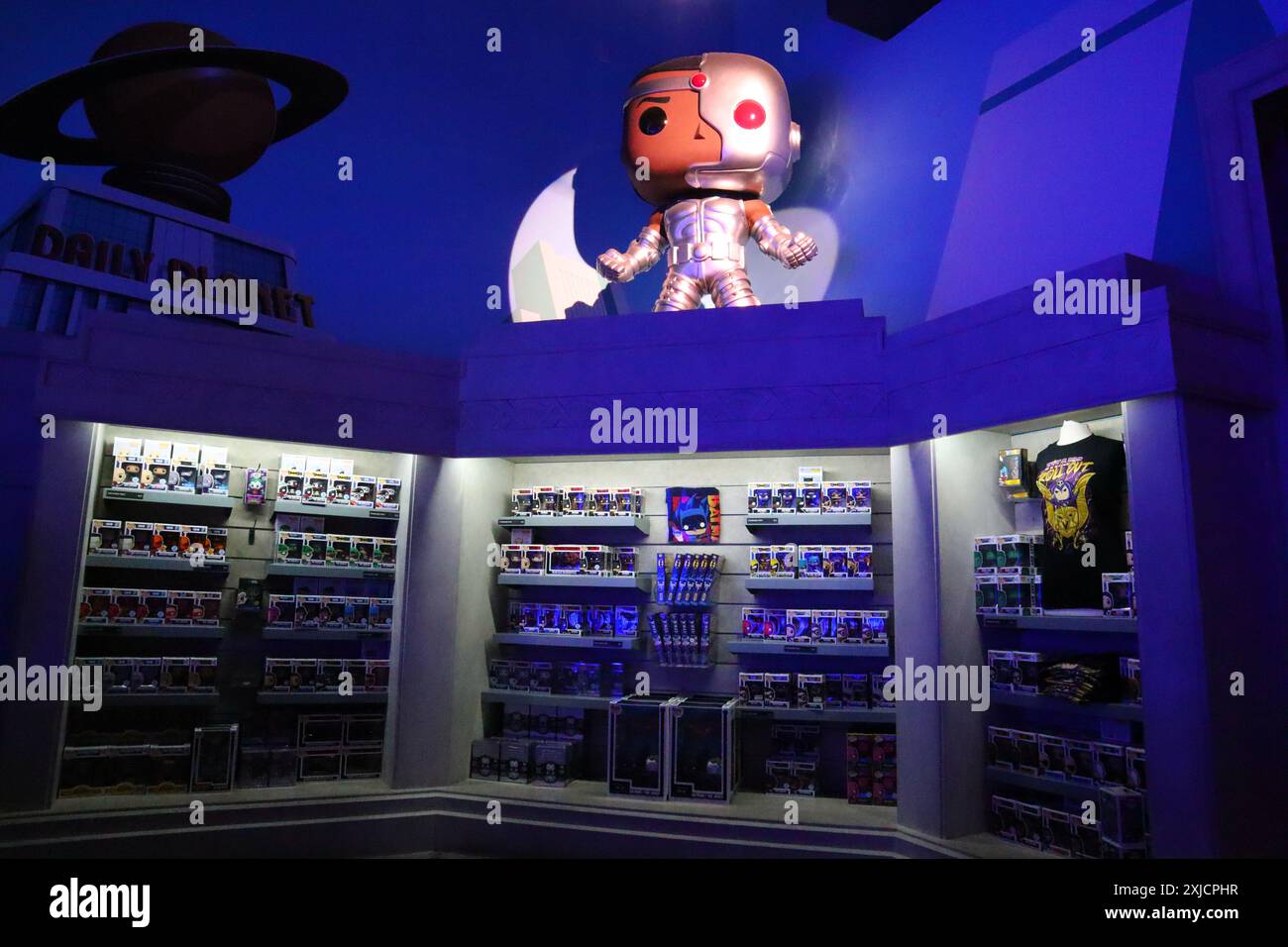 Interior view of FUNKO Hollywood Store at 6201 Hollywood Blvd. Funko is ...
