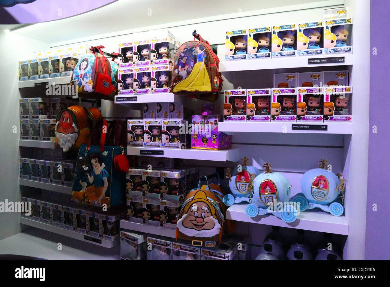 FUNKO POP Figurines on display at Funko Hollywood Store located at 6201 ...