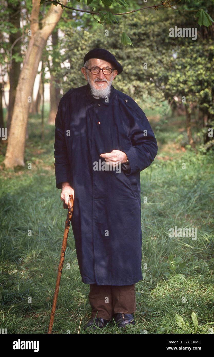 File photo - Abbe Pierre in Esteville in Normandy in 1989. Legendary ...