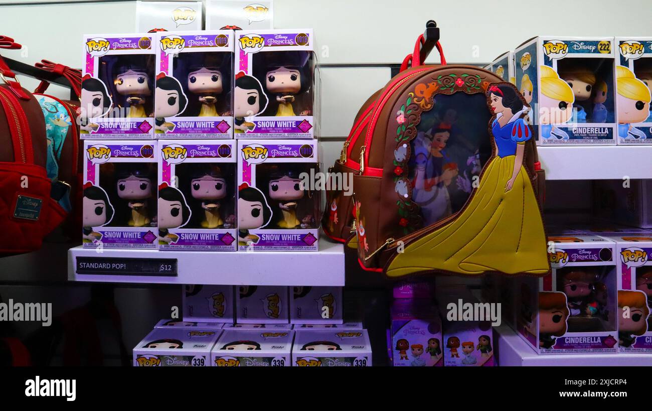 FUNKO POP Figurines on display at Funko Hollywood Store located at 6201 ...