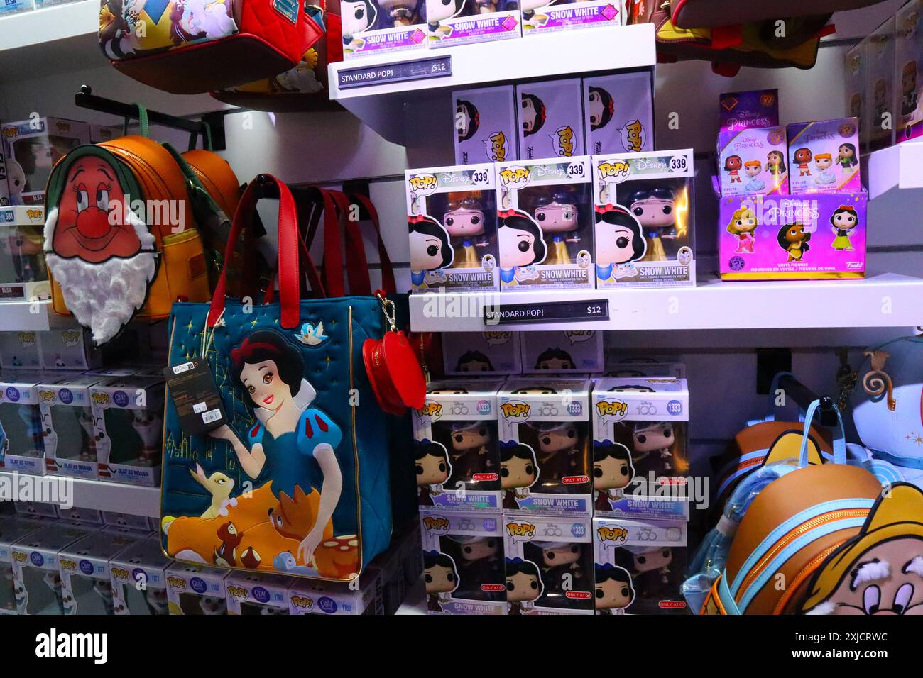 FUNKO POP Figurines on display at Funko Hollywood Store located at 6201 ...