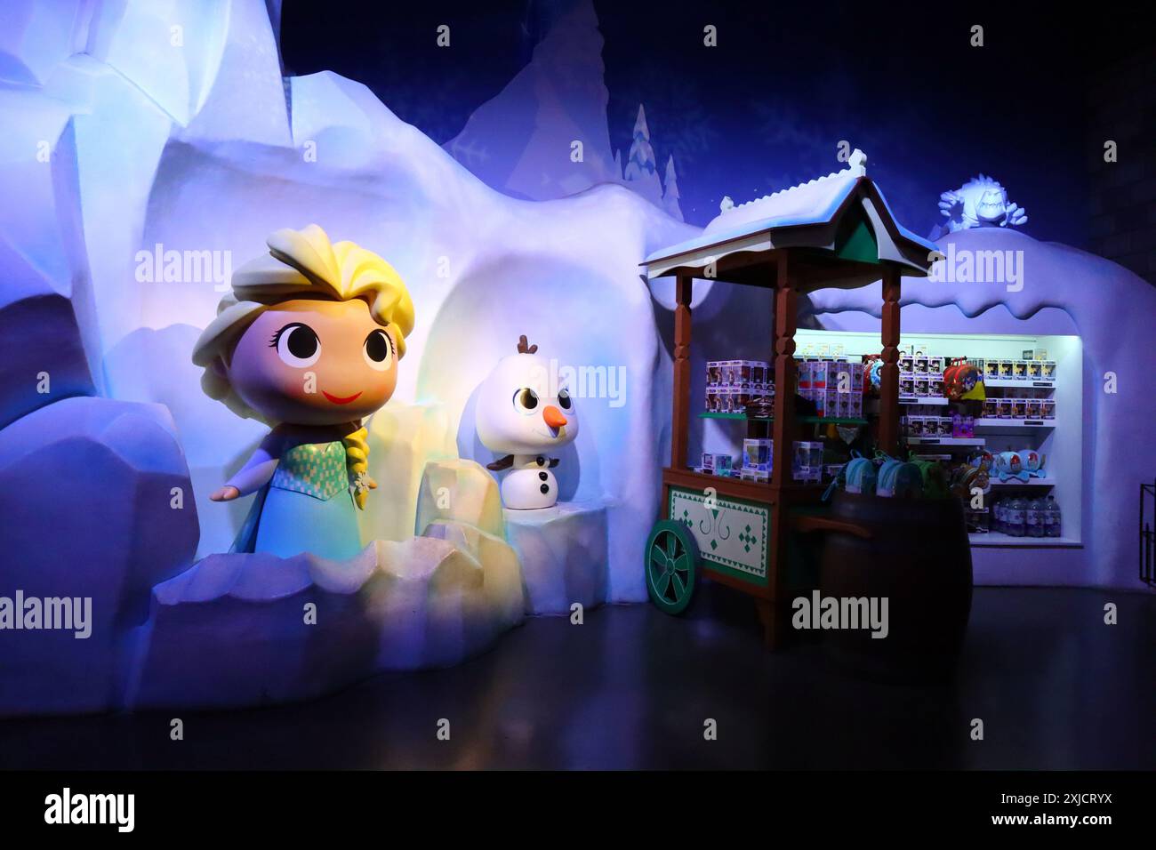 Interior view of FUNKO Hollywood Store at 6201 Hollywood Blvd. Funko is ...