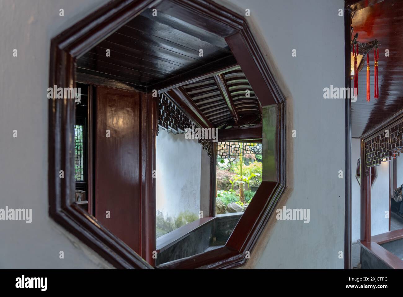 Shanghai, China - June 06, 2024 : A glimpse of the lush greenery ...