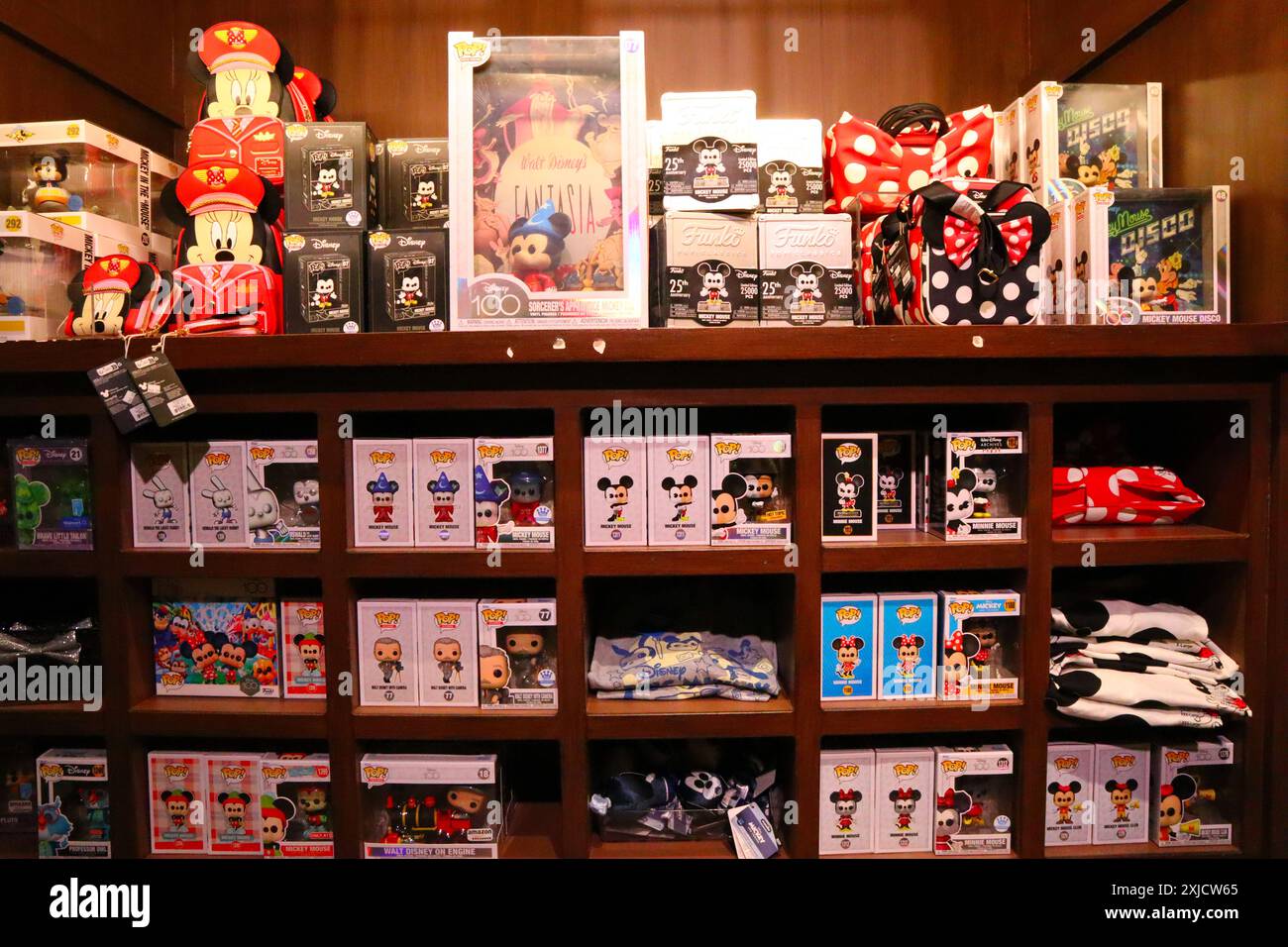 FUNKO POP Figurines on display at Funko Hollywood Store located at 6201 ...