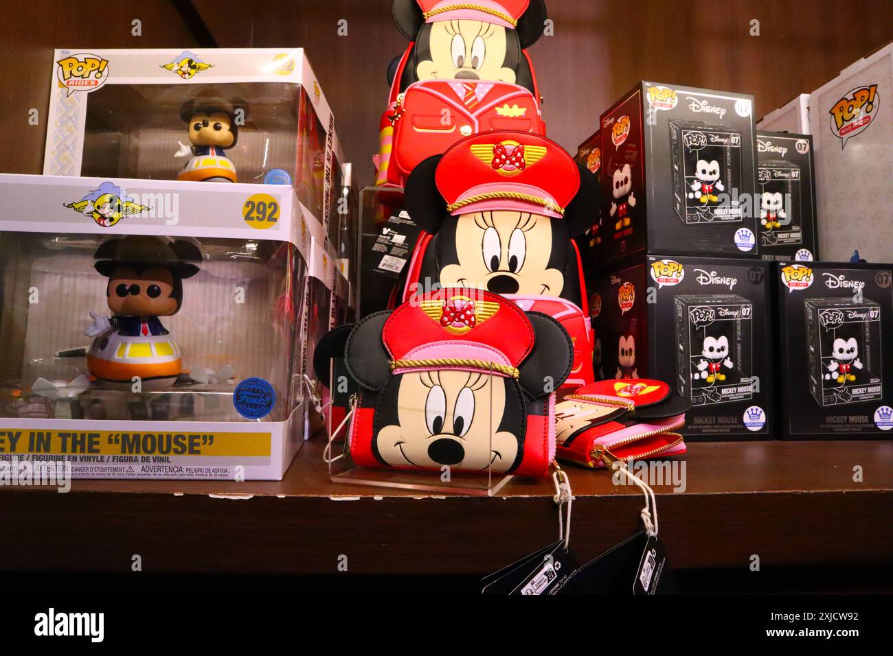 FUNKO POP Figurines on display at Funko Hollywood Store located at 6201 ...