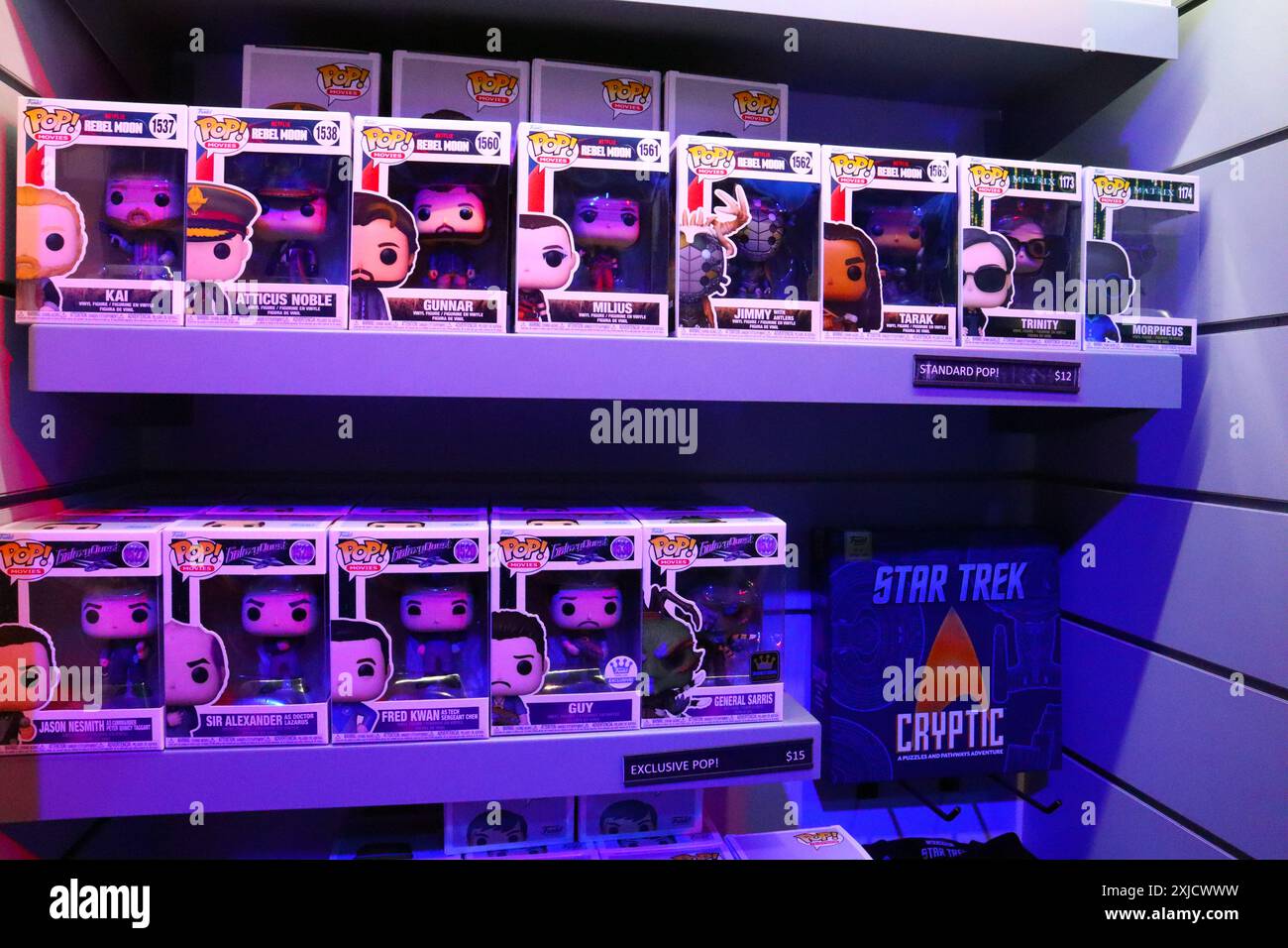 FUNKO POP Figurines on display at Funko Hollywood Store located at 6201 ...