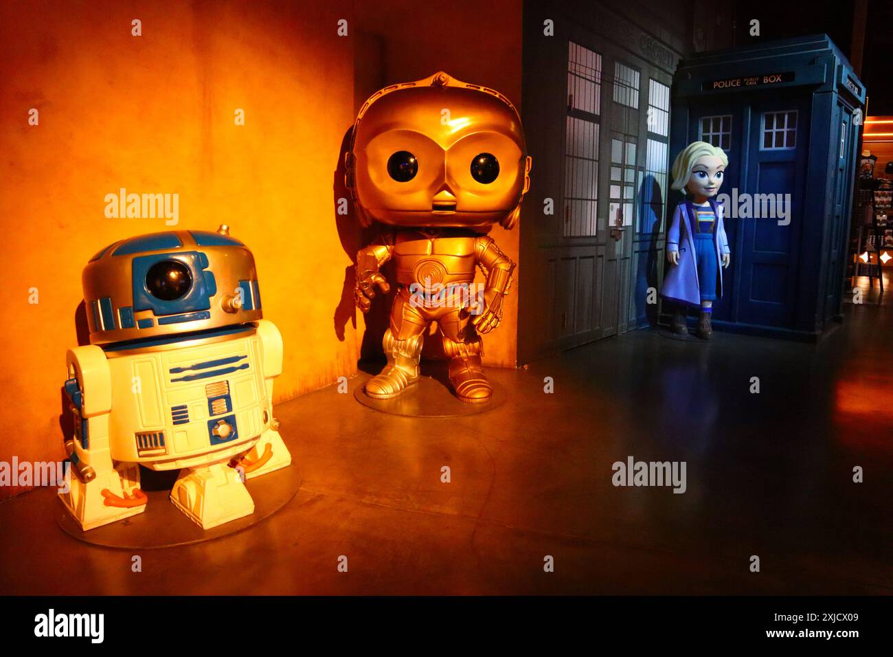 Interior view of FUNKO Hollywood Store at 6201 Hollywood Blvd. Funko is ...