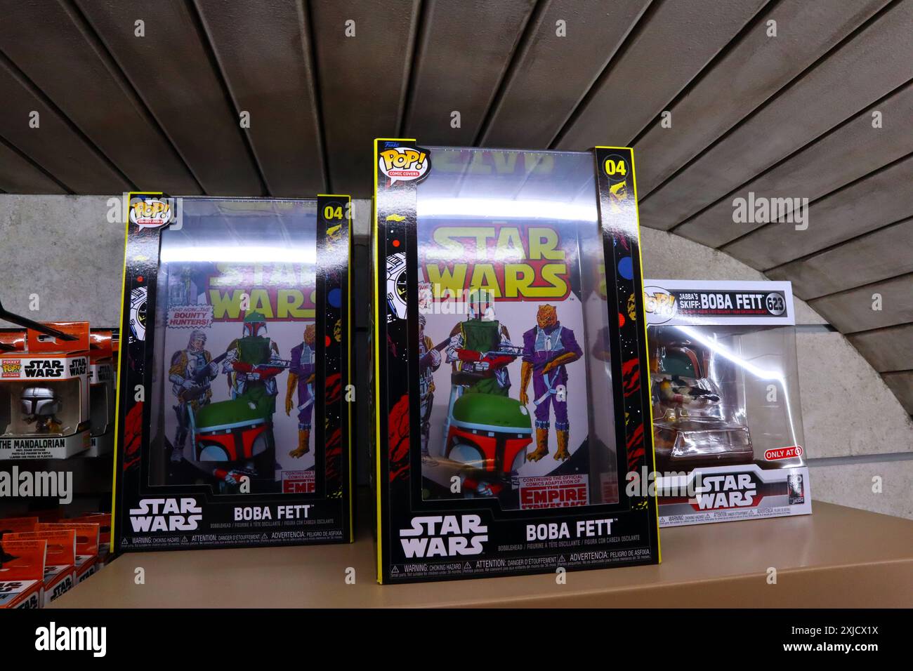 FUNKO POP Figurines on display at Funko Hollywood Store located at 6201 ...