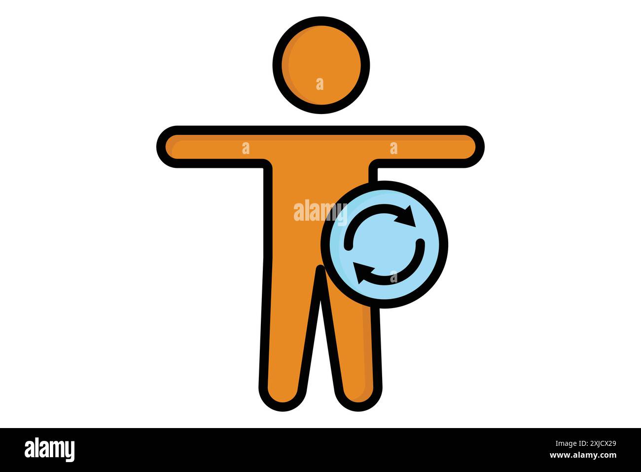 Metabolism icon. people with arrow. icon related to body processes ...