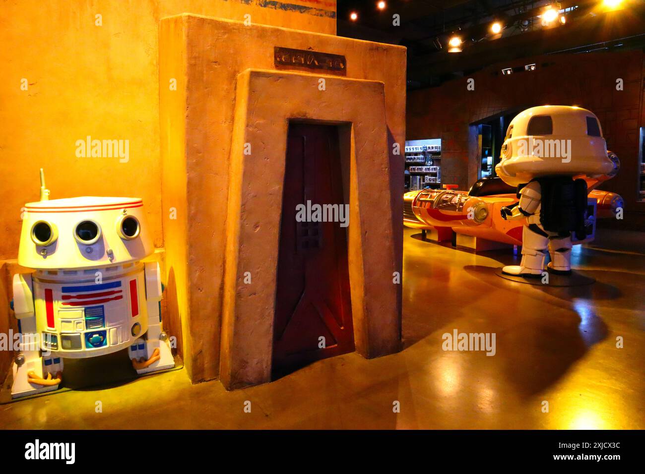 Interior view of FUNKO Hollywood Store at 6201 Hollywood Blvd. Funko is ...