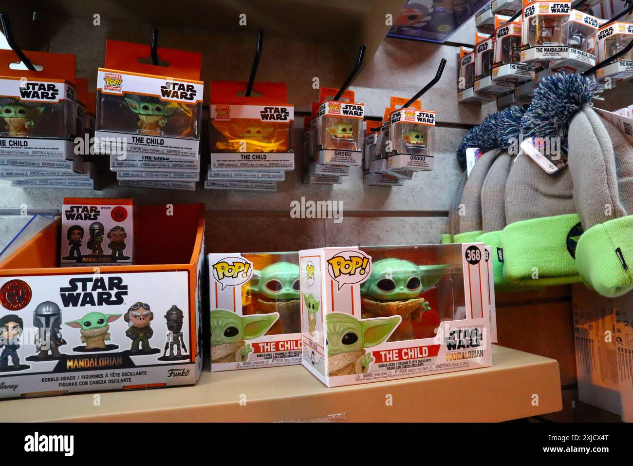 FUNKO POP Figurines on display at Funko Hollywood Store located at 6201 ...