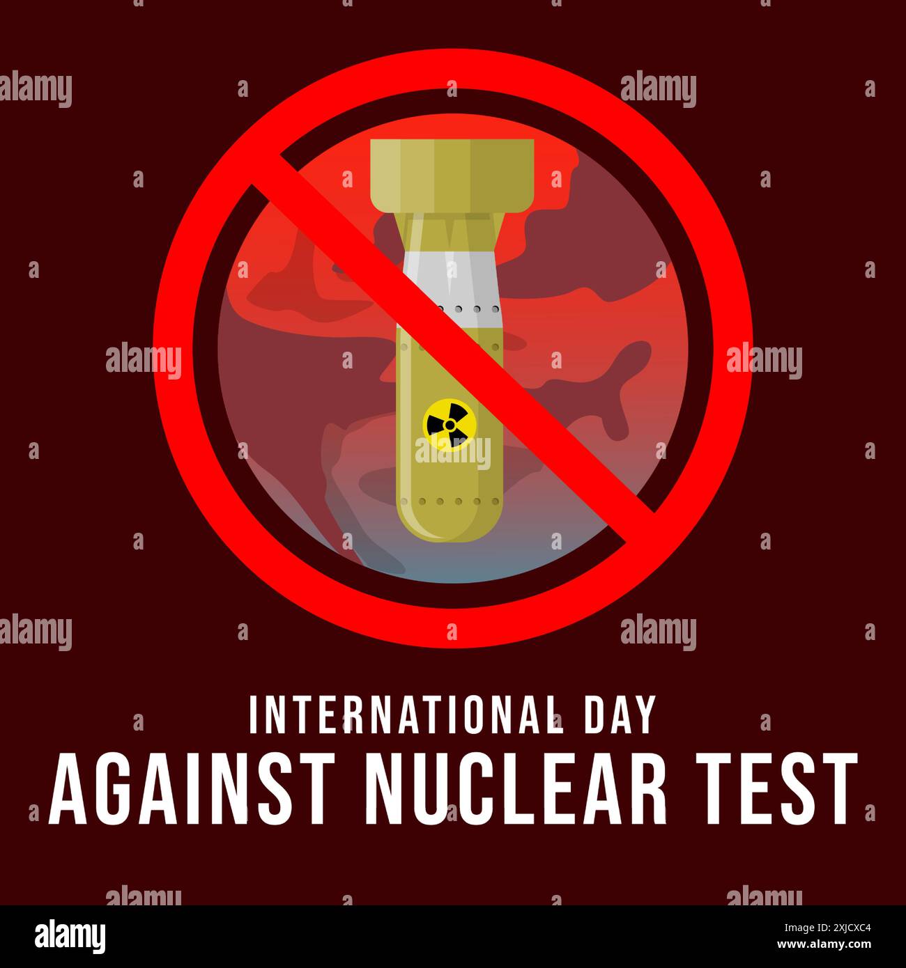 Against nuclear Stock Vector Images - Alamy